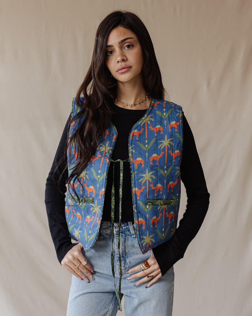 Camels Reversible Vest – Palma Maroc